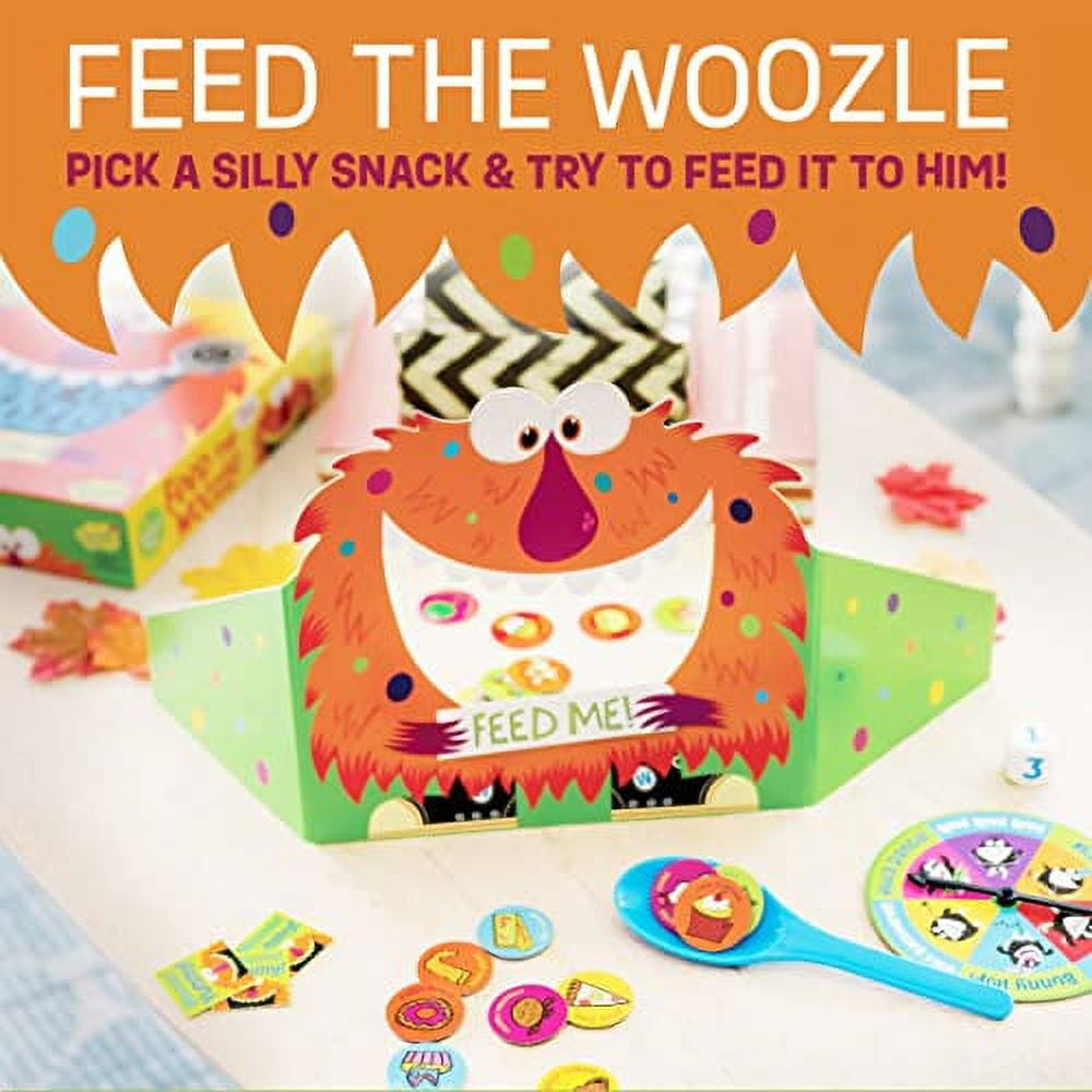 Peaceable Kingdom Feed The Woozle Cooperative Game for 2 to 5 Kids Ages ...