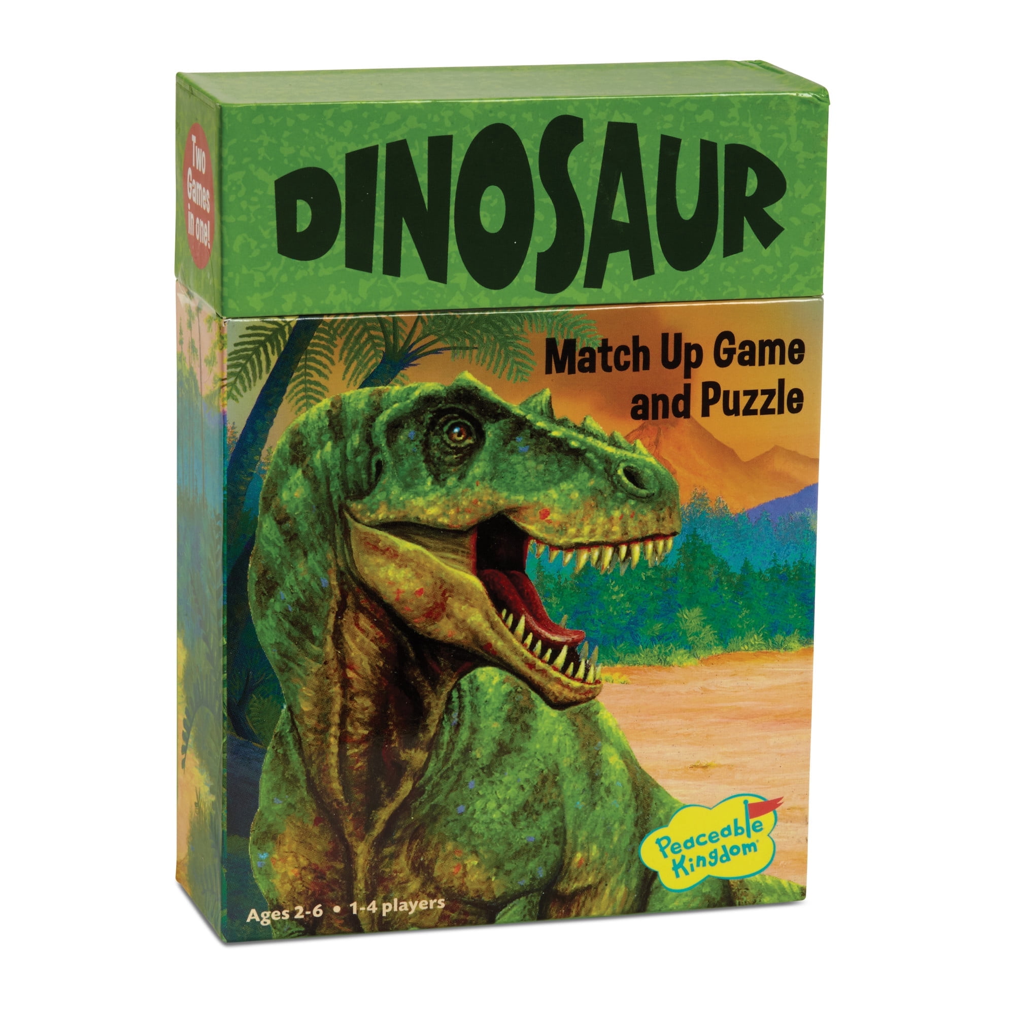 Peaceable Kingdom Dinosaur Matching Game & Puzzle - 1 to 4 Players ...