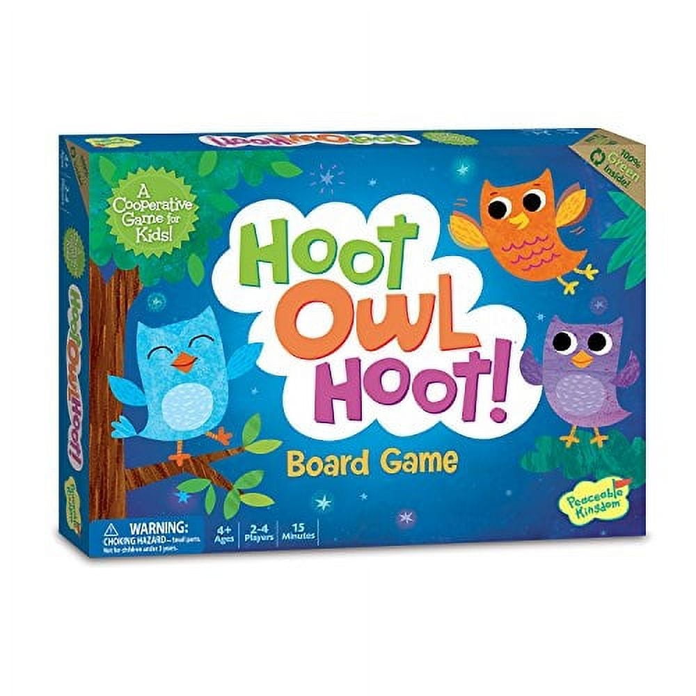 Peaceable Kingdom Hoot Owl Hoot! Cooperative Board Game - Walmart.com
