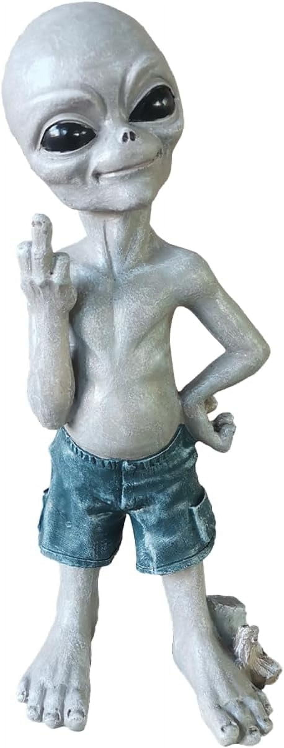 Peaceful Alien Statues, Out of This World Extra Terrestrial Alien ...