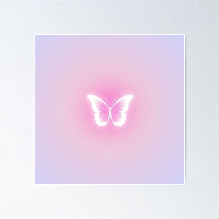 Peaceful Butterfly Design Poster- Unframed Poster | Wall Art | Perfect ...