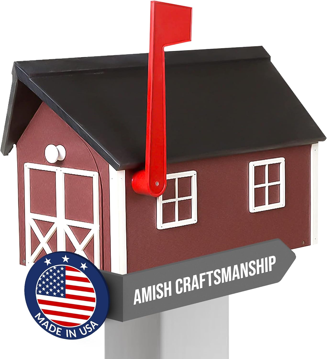 Peaceful Classics Poly Mailbox- Durable, Weather-Resistant Amish ...