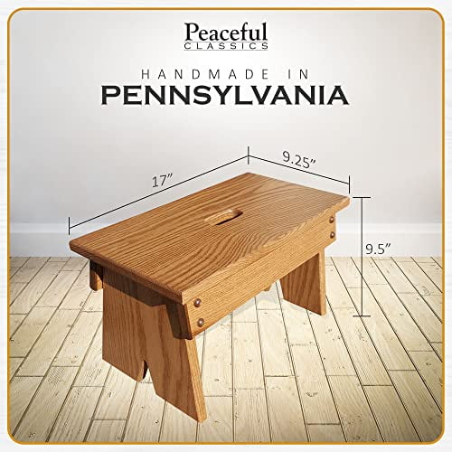 Peaceful Classics Step Stool - Amish Handmade Kids Step Stool ...
