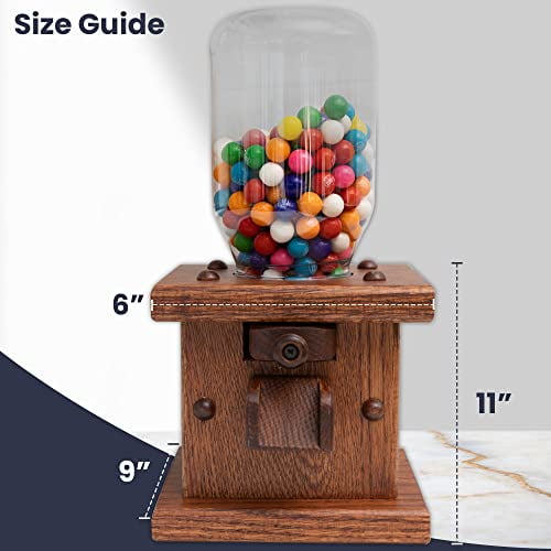 Peaceful Classics Wooden Candy Dispenser - Amish Handmade Containers ...