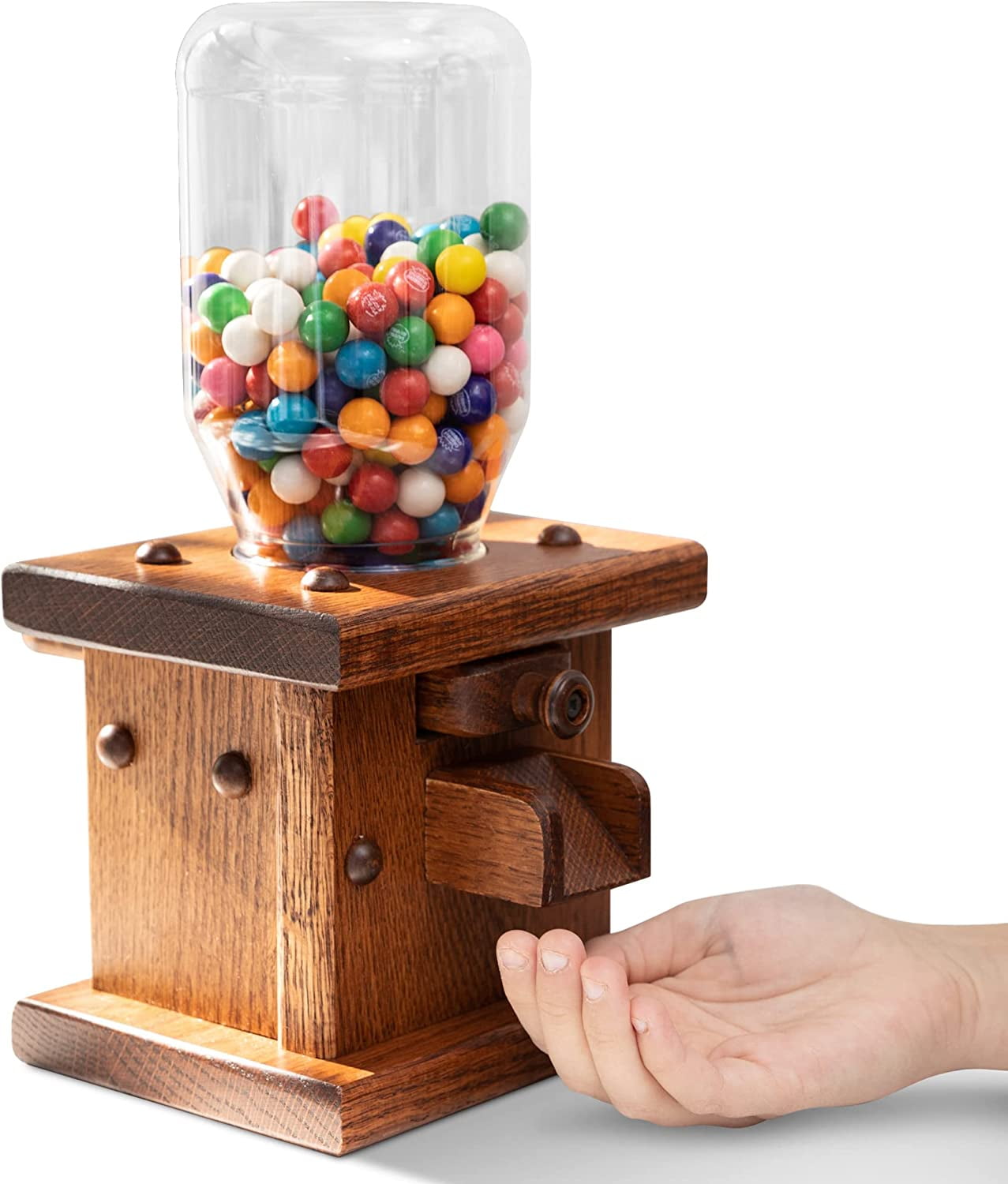 Peaceful Classics Wooden Candy Dispenser - Amish Handmade Containers ...