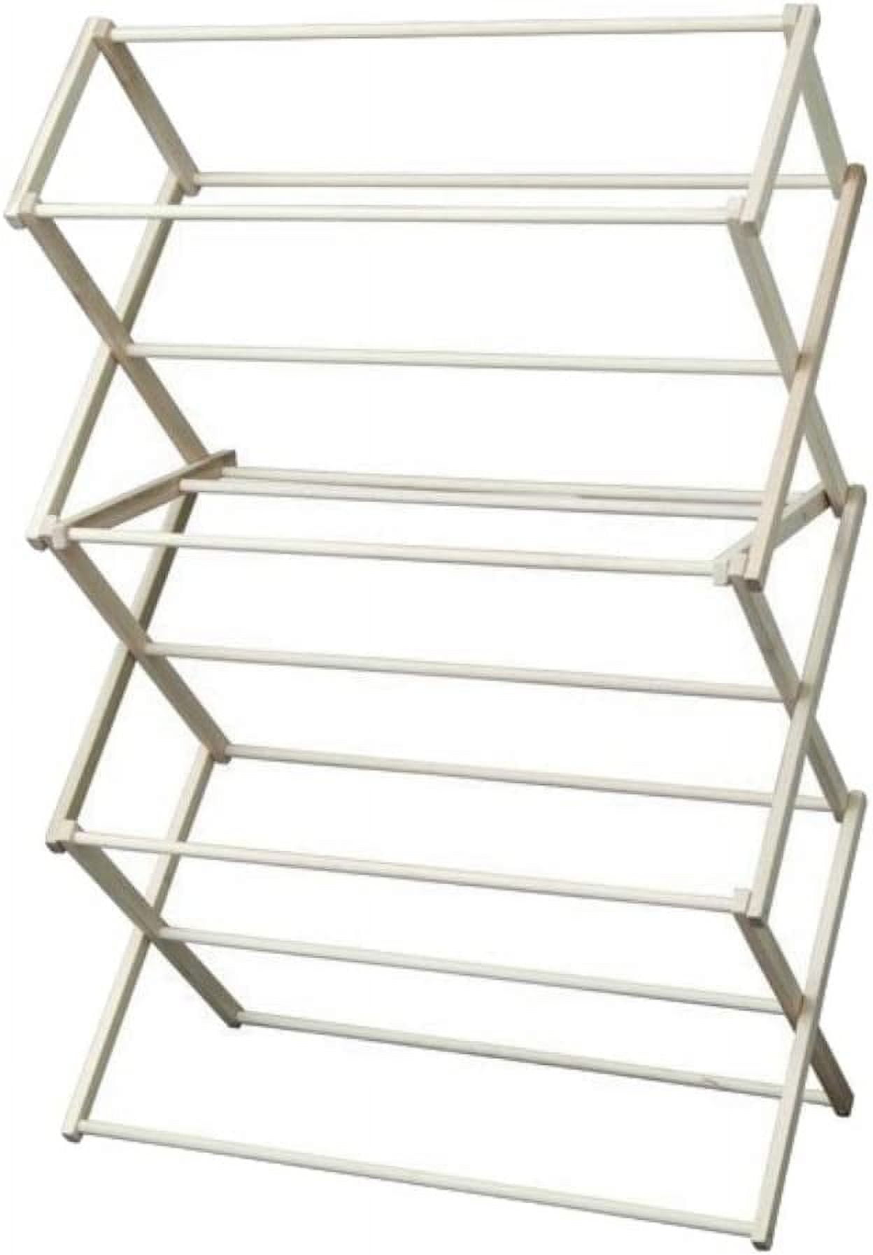 Peaceful Classics Wooden Laundry Rack - Amish Handmade Wooden Clothes ...