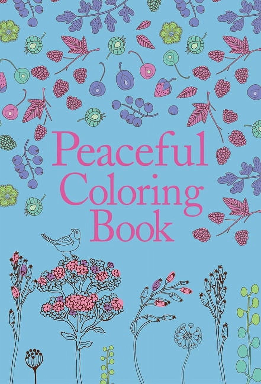 Peaceful Coloring Book (Paperback) - Walmart.com