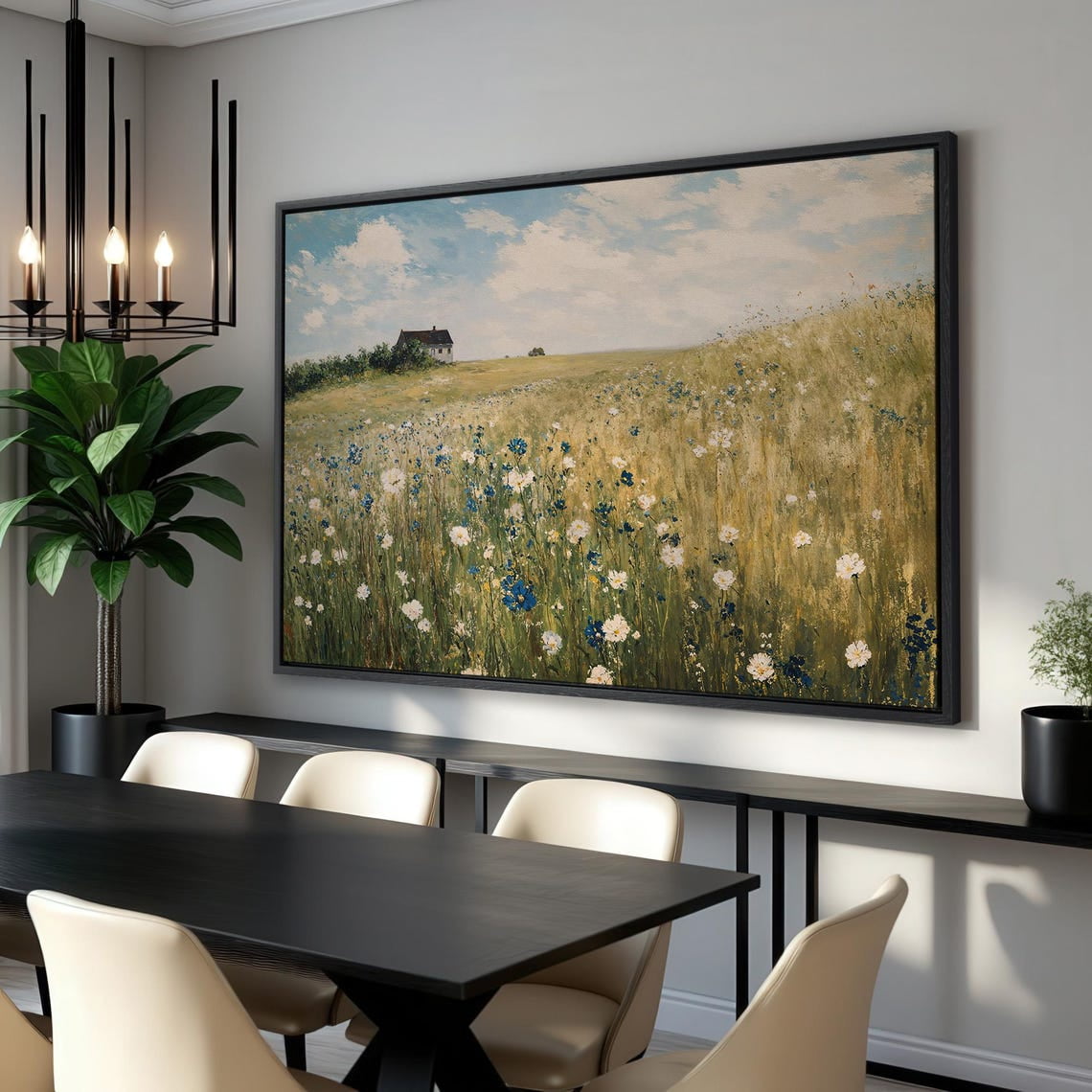 Peaceful Countryside Poster - Wall Art, Rustic Decor, Tranquil Scene ...