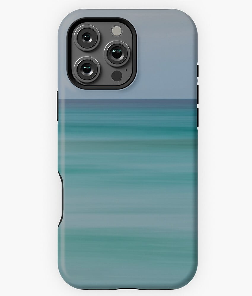Peaceful Ocean Beach Scene N4772 Phone Case for iPhone 17 16 15 14 13 ...
