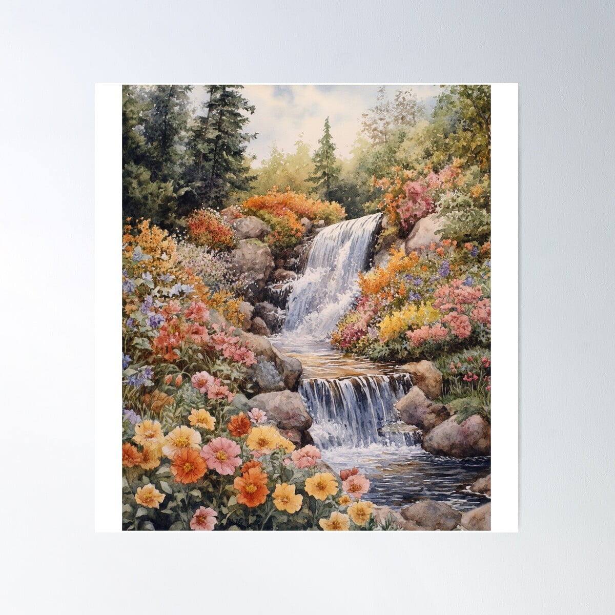 Peaceful Poster Wall Art, Modern Wall Decor For Living Room Bedroom ...
