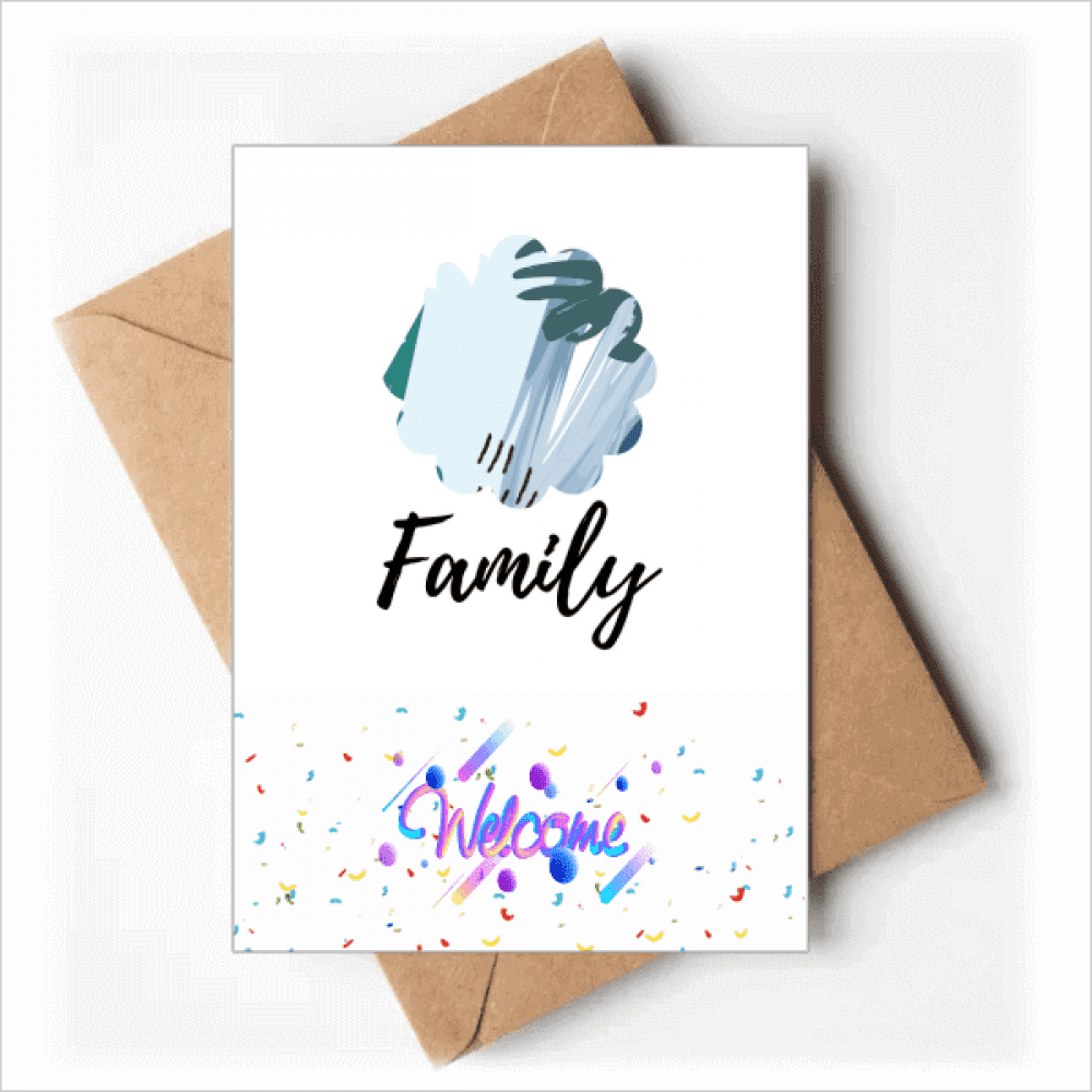 Peaceful s Art Pattern Welcome Back Greeting Cards Envelopes Blank ...