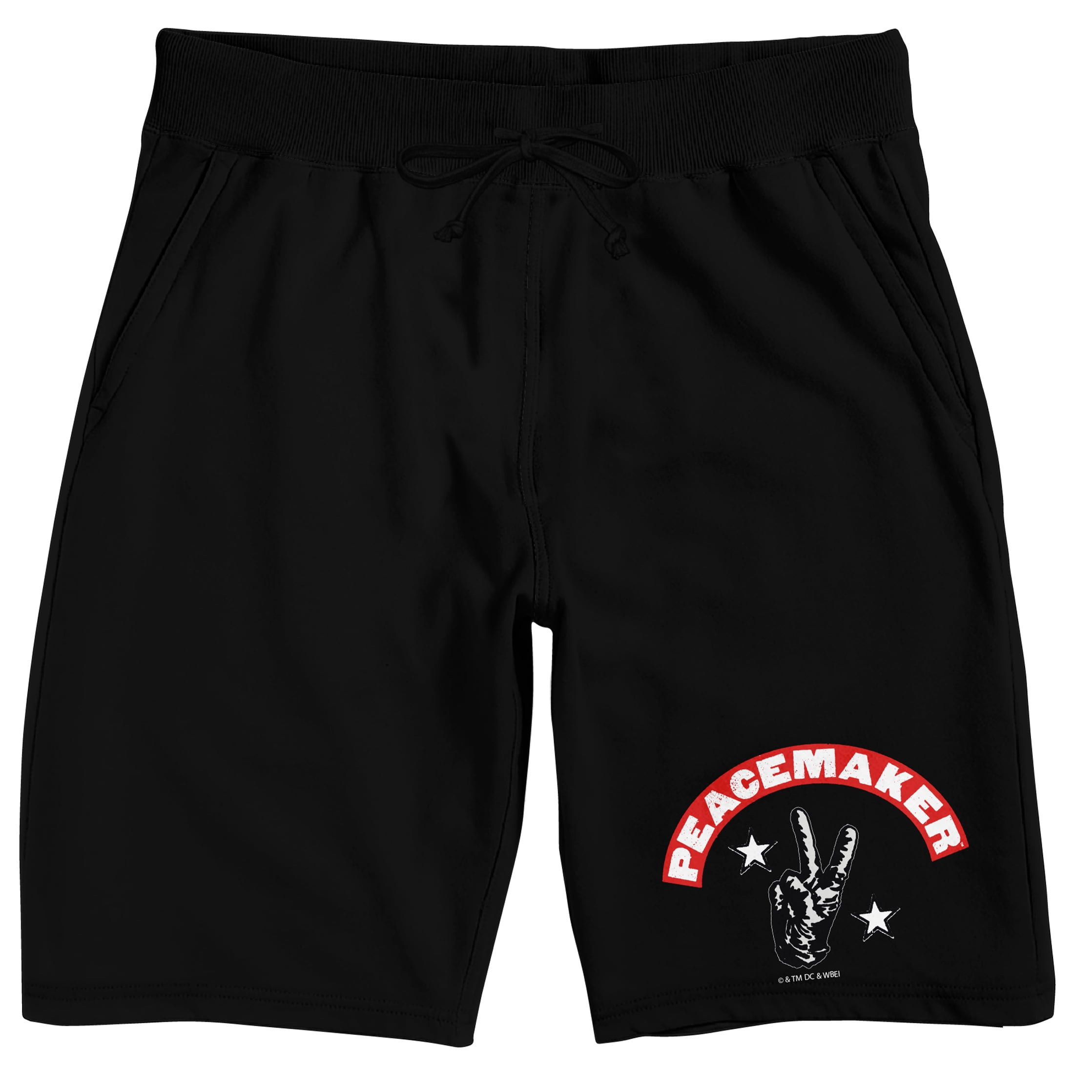Peacemaker: Season 2 Title Logo Men’s Black Lounge Shorts-Medium ...