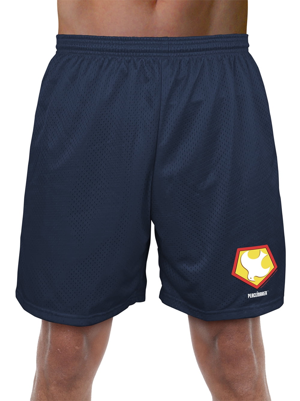 Peacemaker Symbol Mens Lined Mesh Shorts, Navy, Medium - Walmart.com