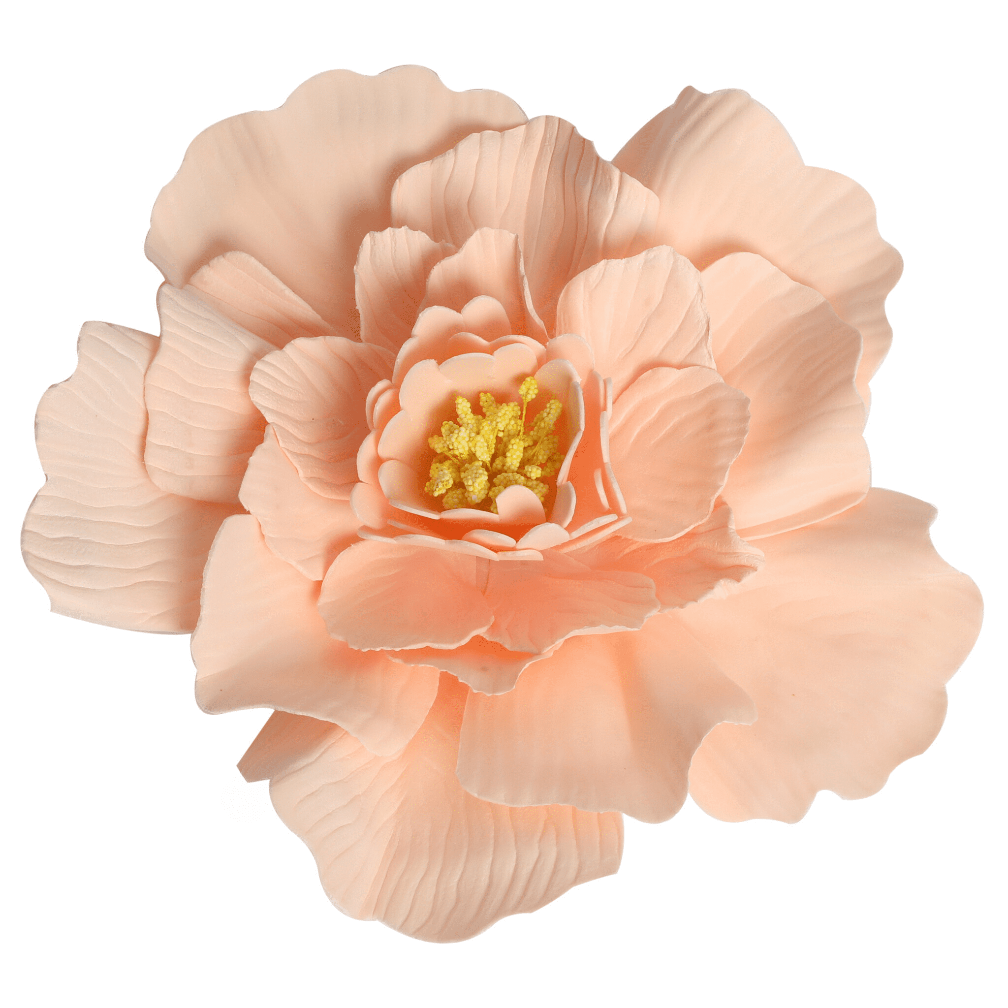 Peach 30Cm Large Foam Wedding Flower Wall Backdrop Decor for Walls ...