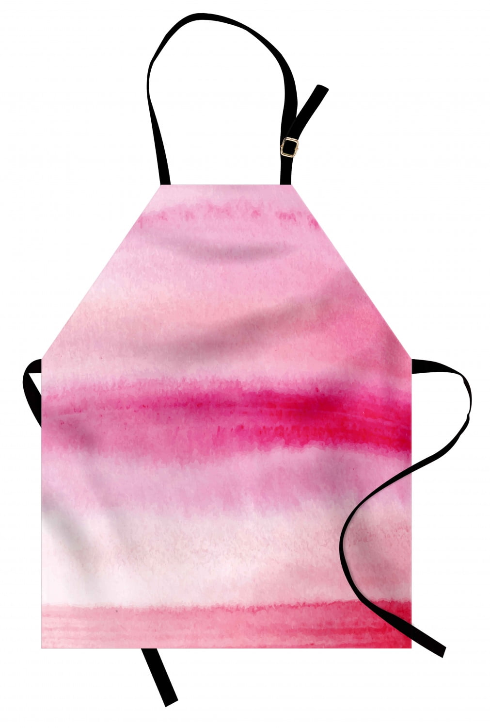 Peach Apron Hand Drawn Watercolor Brush Strokes Artsy Pattern Wet Paint ...