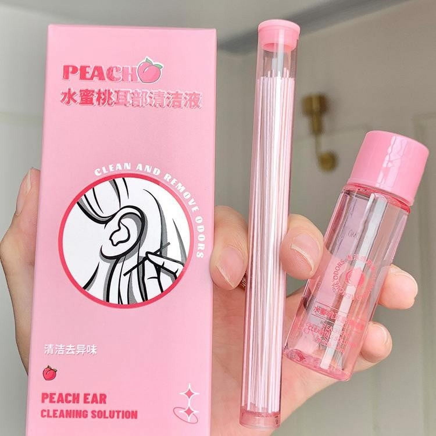 Peach Blosso M Ear Cleaning Solution Earwax Removal & Ear Hole Care ...