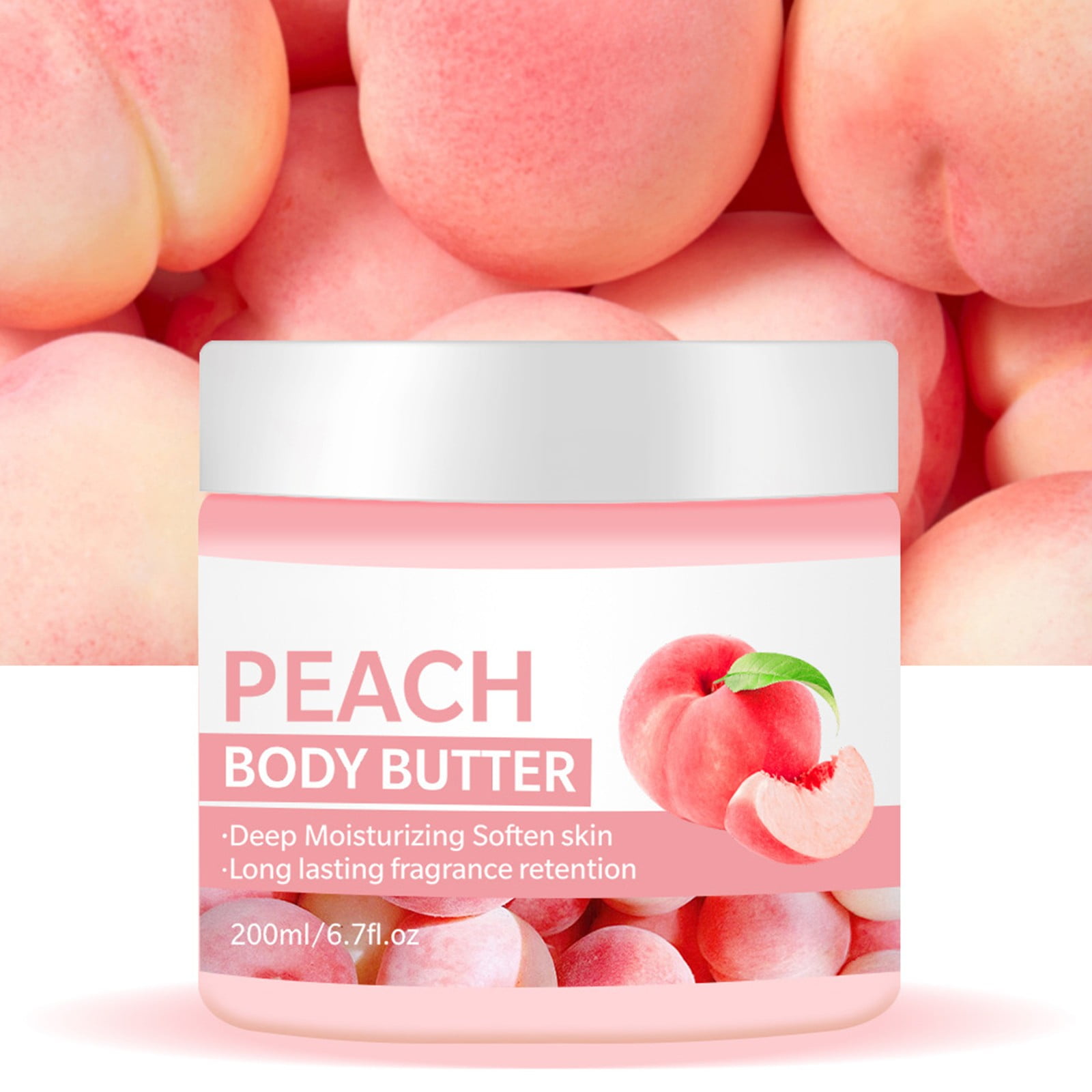Peach Butter (6.6 oz) – 100% Pure & Natural Body Butter for Dry ...
