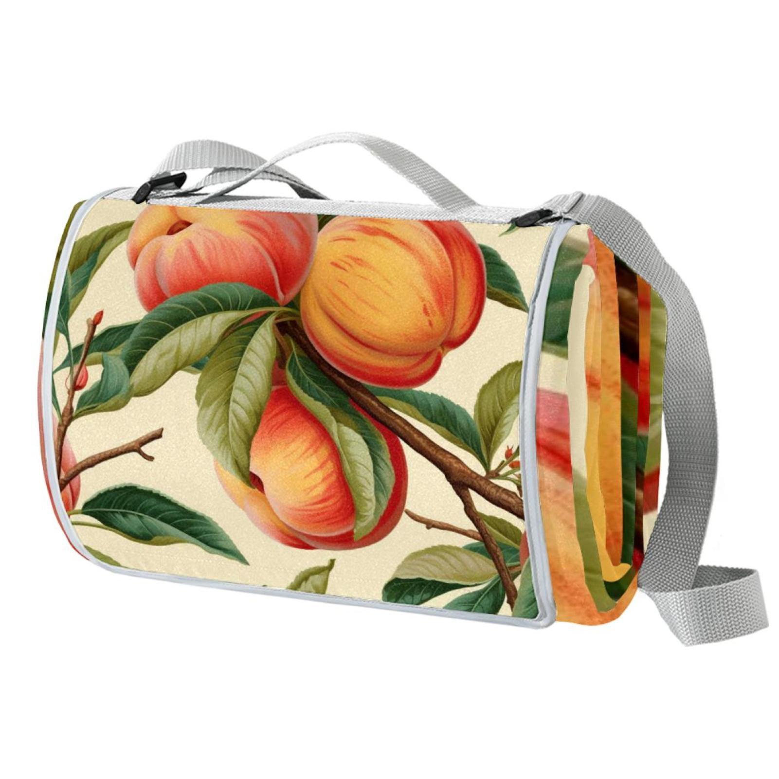 Peach Canvas Beach Blanket - Picnic Mat Outdoor Waterproof Sand Proof ...