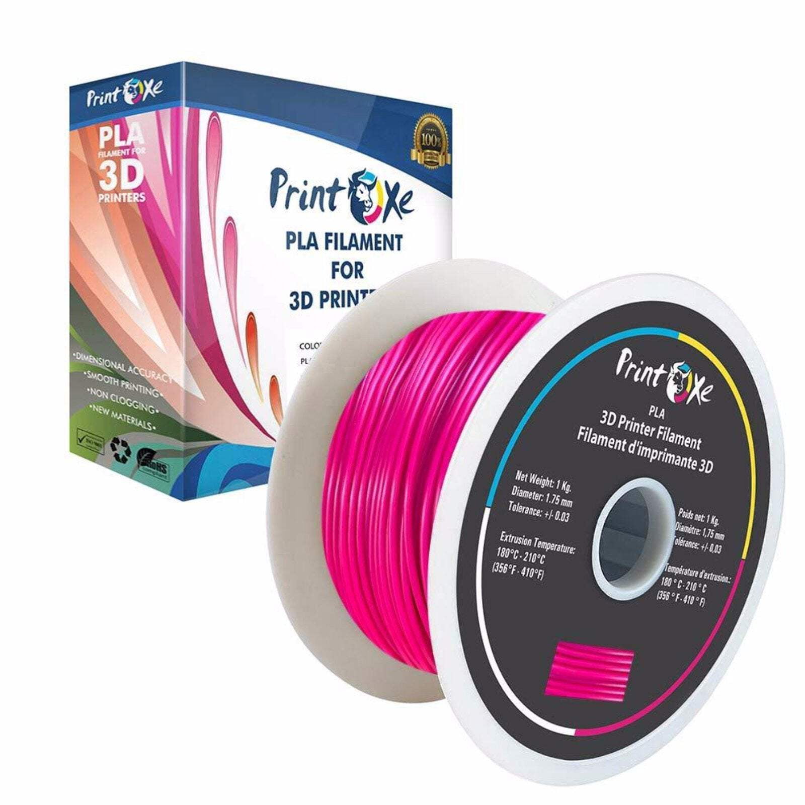 Peach Colour PLA 3D Printer Filament 1.75-1Kg Spool - Walmart.com