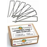 Sandbaggy Circle Top Pins, 6-Inch Landscape Staples, Steel Garden ...
