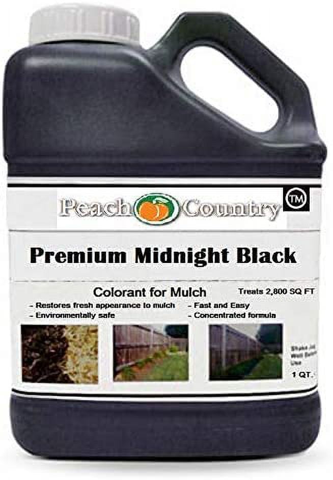 Peach Country Premium Midnight Black Mulch Color Concentrate and 1 ...