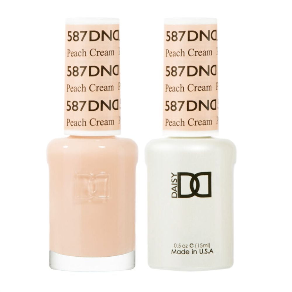 Peach Cream #587 & Matching Polish Set - DND Gel & Lacquer - Walmart.com