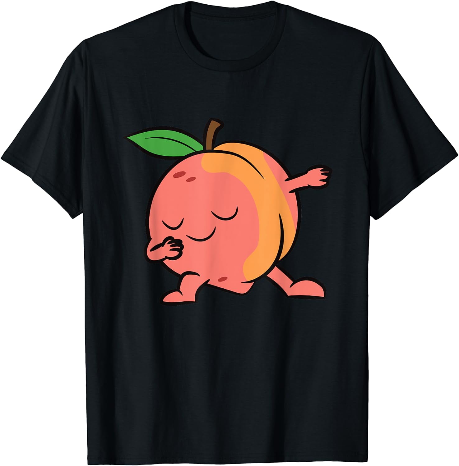 Peach Dabbing Peach Fruit Love Peaches T-Shirt for Women - Walmart.com