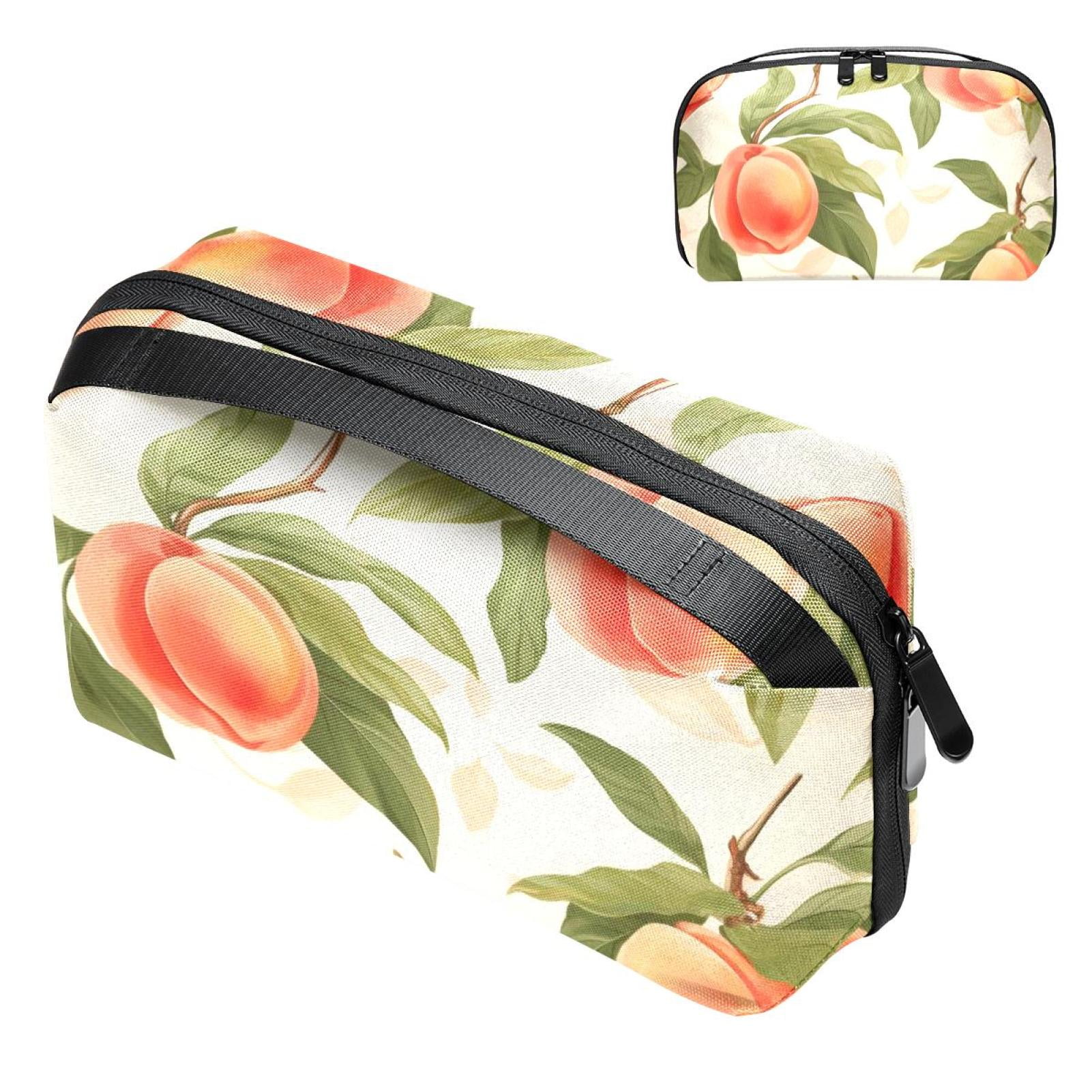 Peach Digital Pouch with Oxford Fabric, Waterproof Electronic Organizer ...