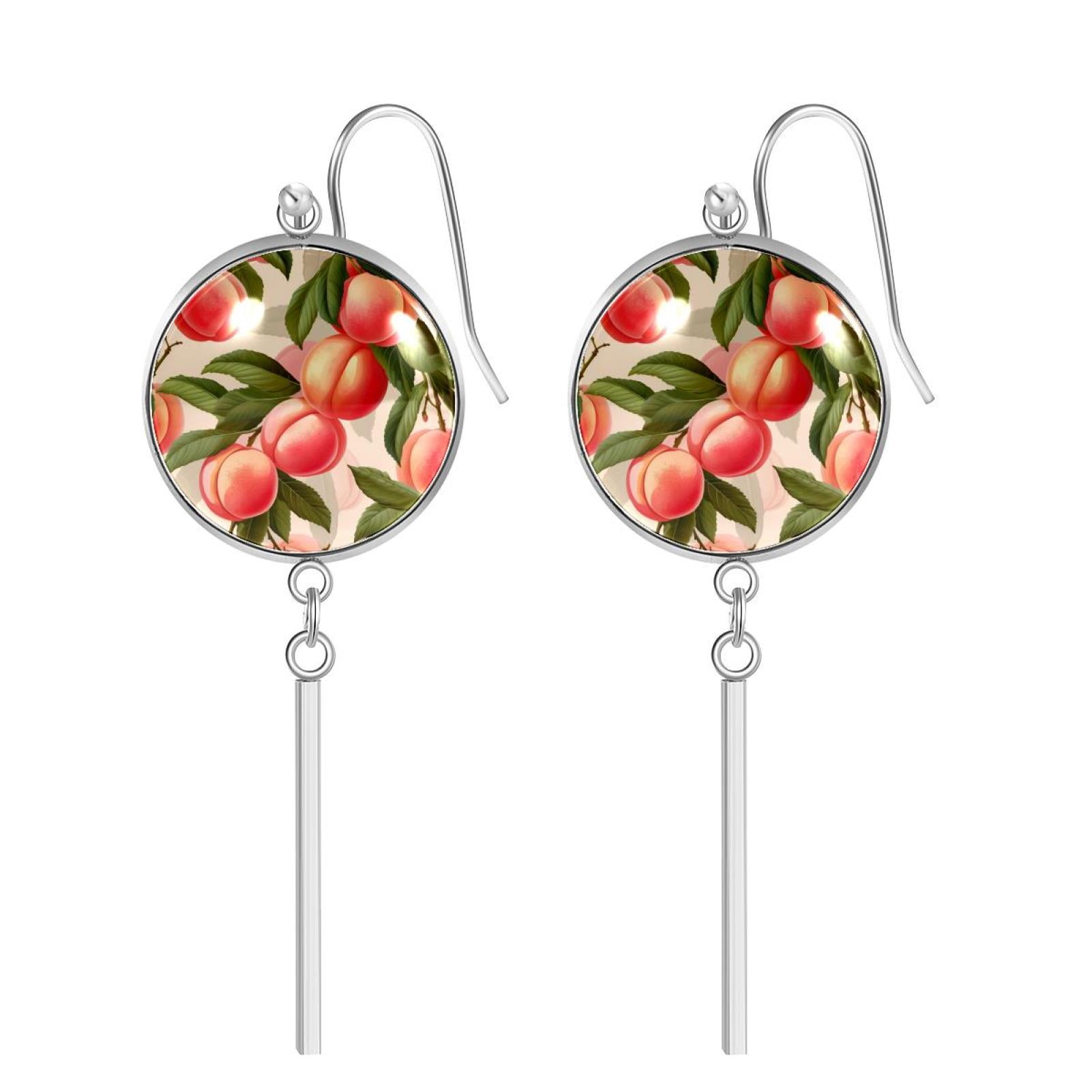 Peach Earrings and Pendants: Let Your Personality Shine with Unique ...