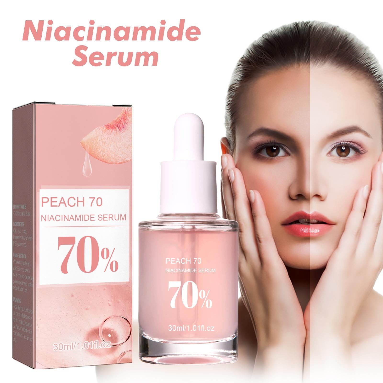 Peach Extract 30ml Brightening Hydrating Face Extract Hyperpigmentation ...