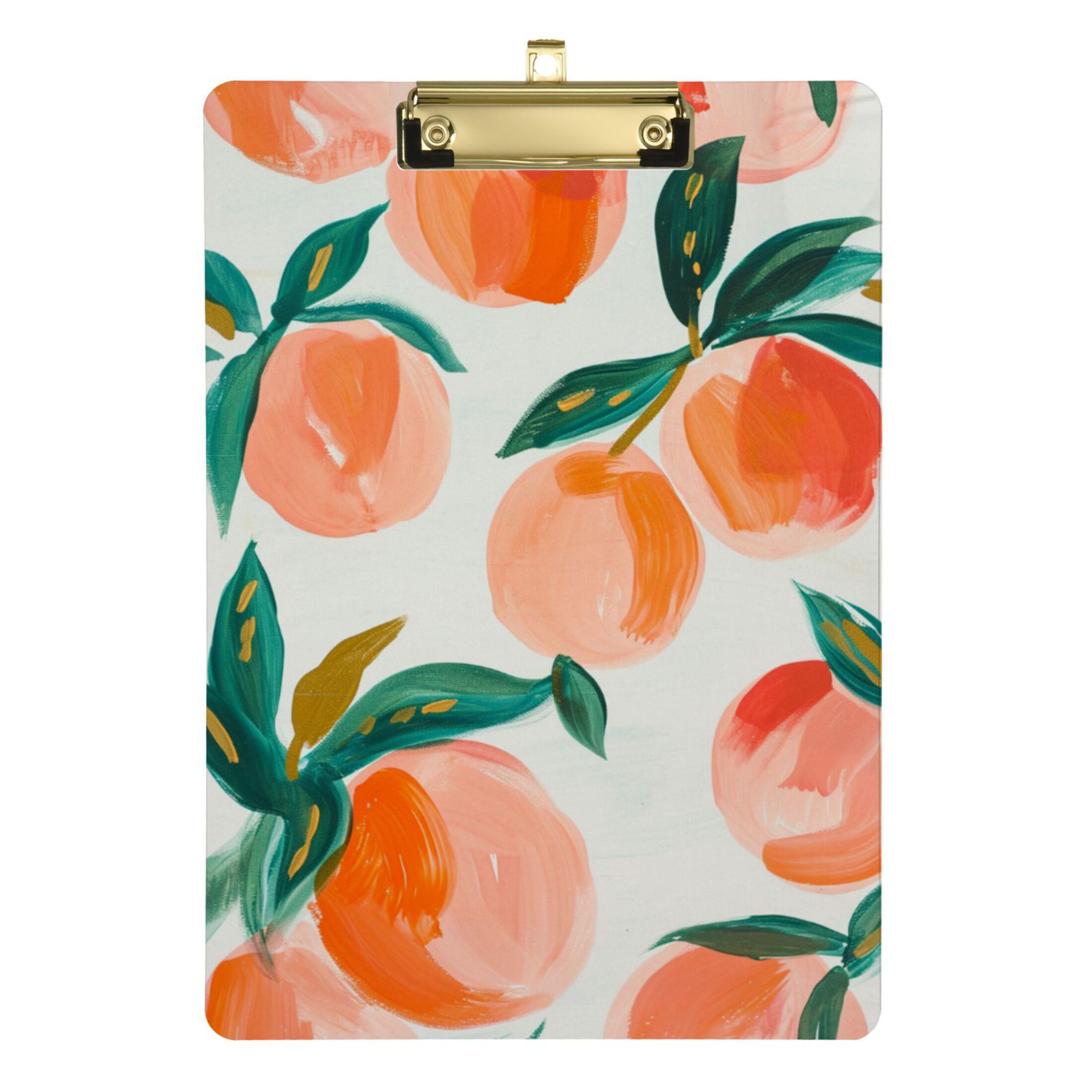 Peach Fruit Acrylic Clipboards A4 Standard Letter Size Clipboard 12.5 ...