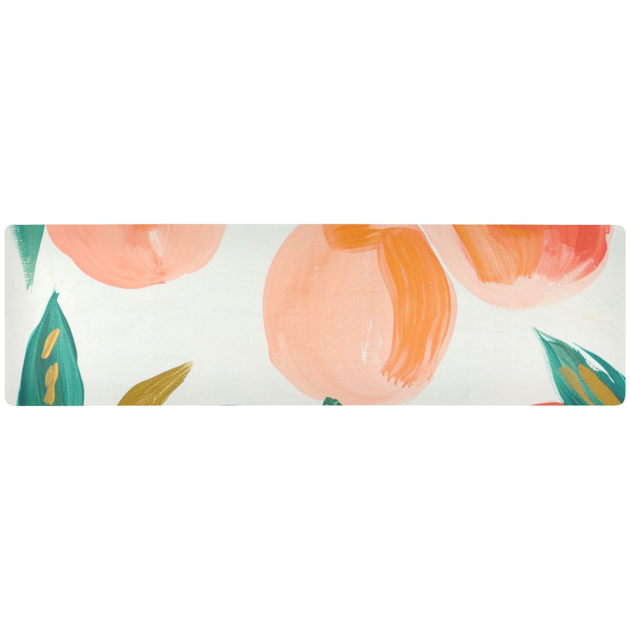 Peach Fruit Trivets Hot Pad Rectangle Pots Holder Kitchen Pans Mat ...