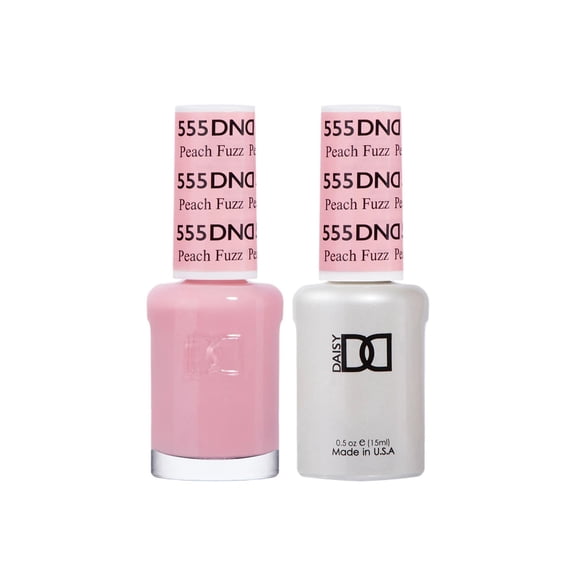 Peach Fuzz #555 & Matching Polish Set - DND Gel & Lacquer - Walmart.com