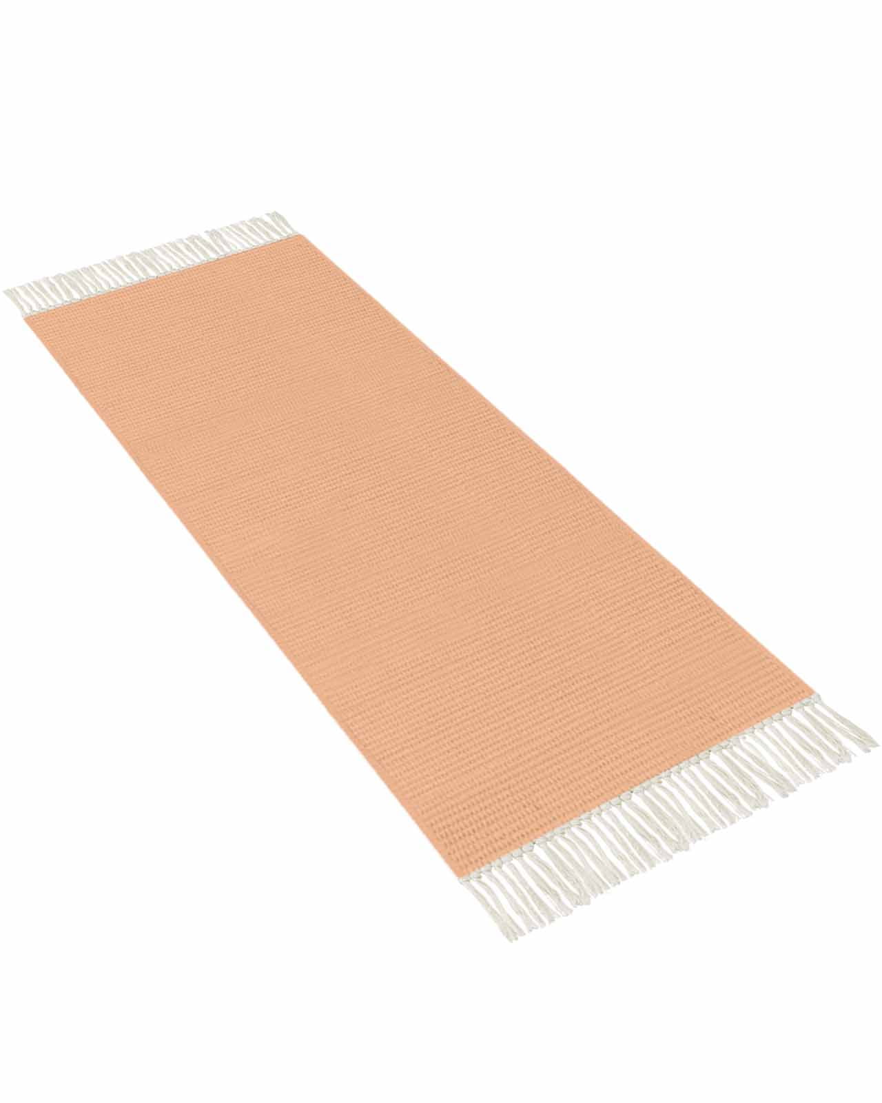 Peach Fuzz Rugs for Entryway 2'x5', Laundry Room Rug Washable Woven ...