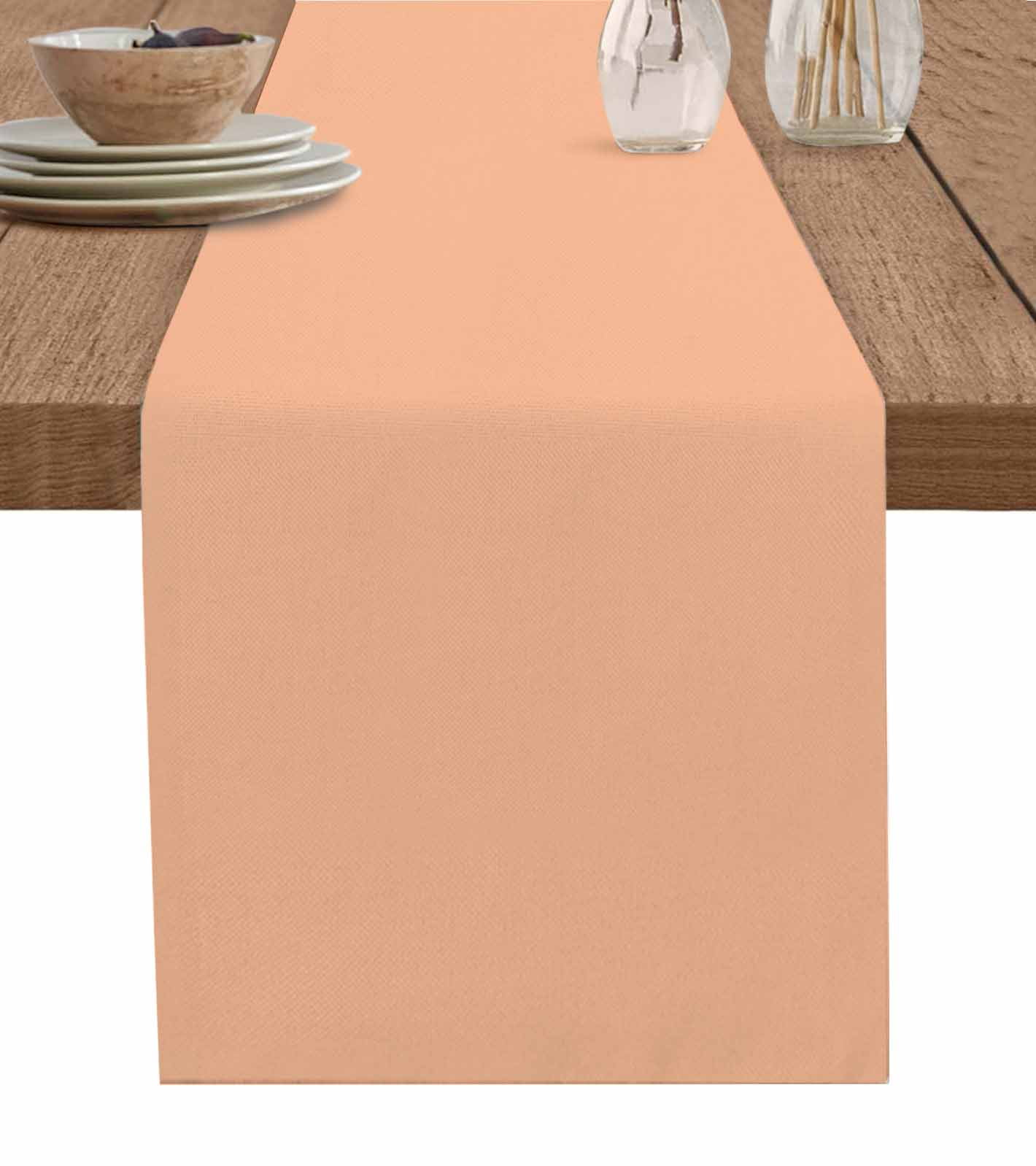 Peach Fuzz Table Runner Modern Pure Peach Fuzz Tablerunners 13 x 70 ...