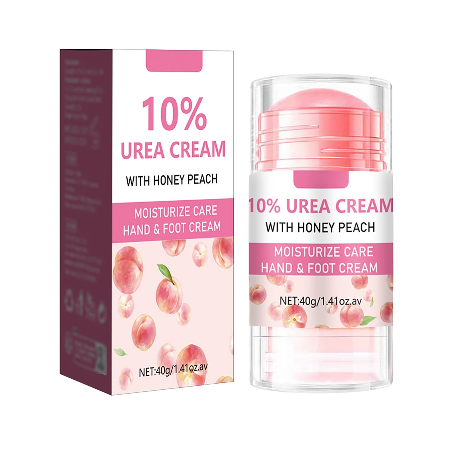 Peach Hand and Foot Cream Stick, Nourishing Foot Balm Moisturizer with ...