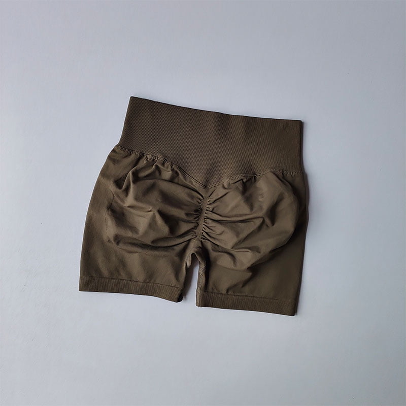 Peach Hip Lifting Sports Shorts Women High Waist and Waist Tightening ...