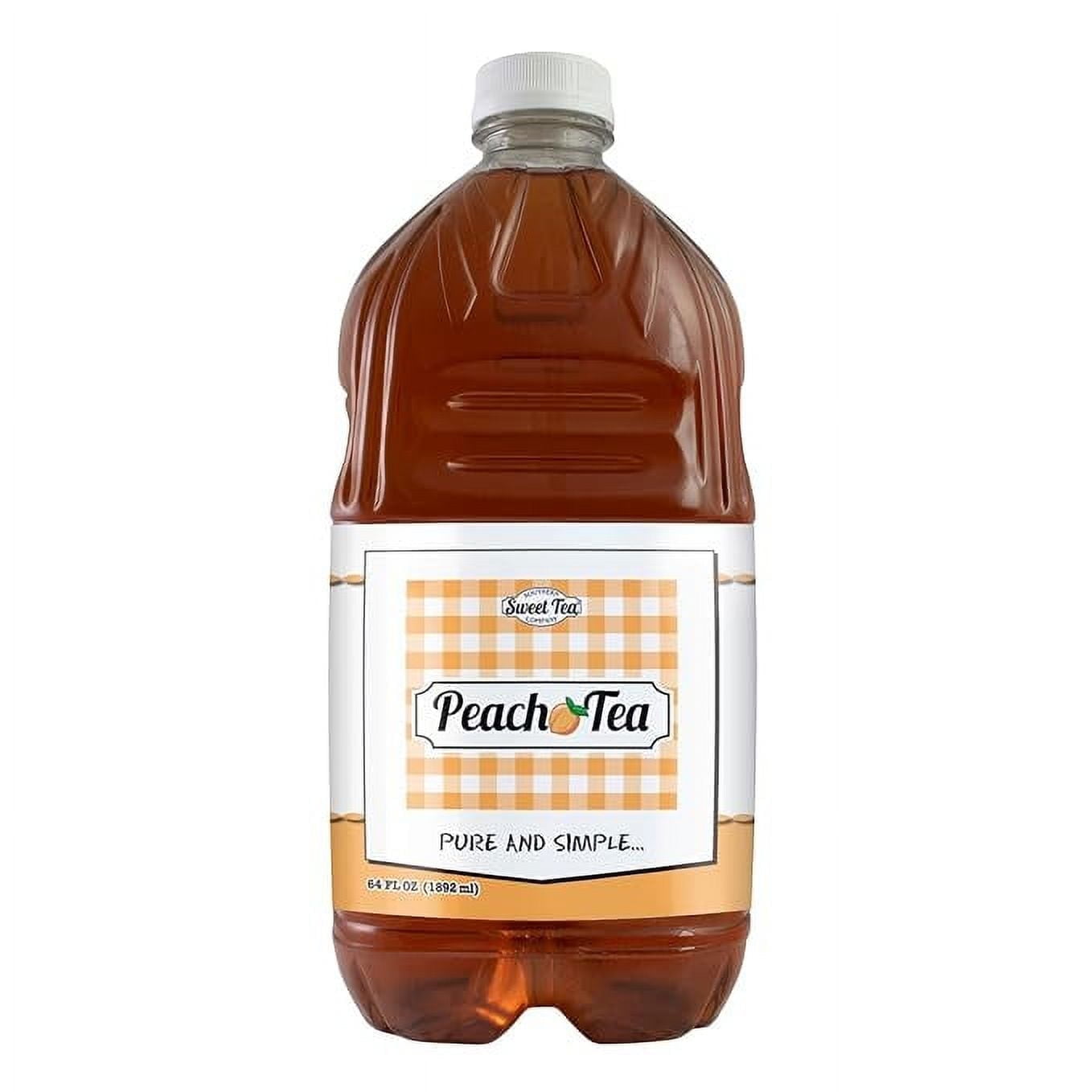 Southern Sweet Tea Company Peach Iced Tea, 64oz - Real Brewed Georgia ...