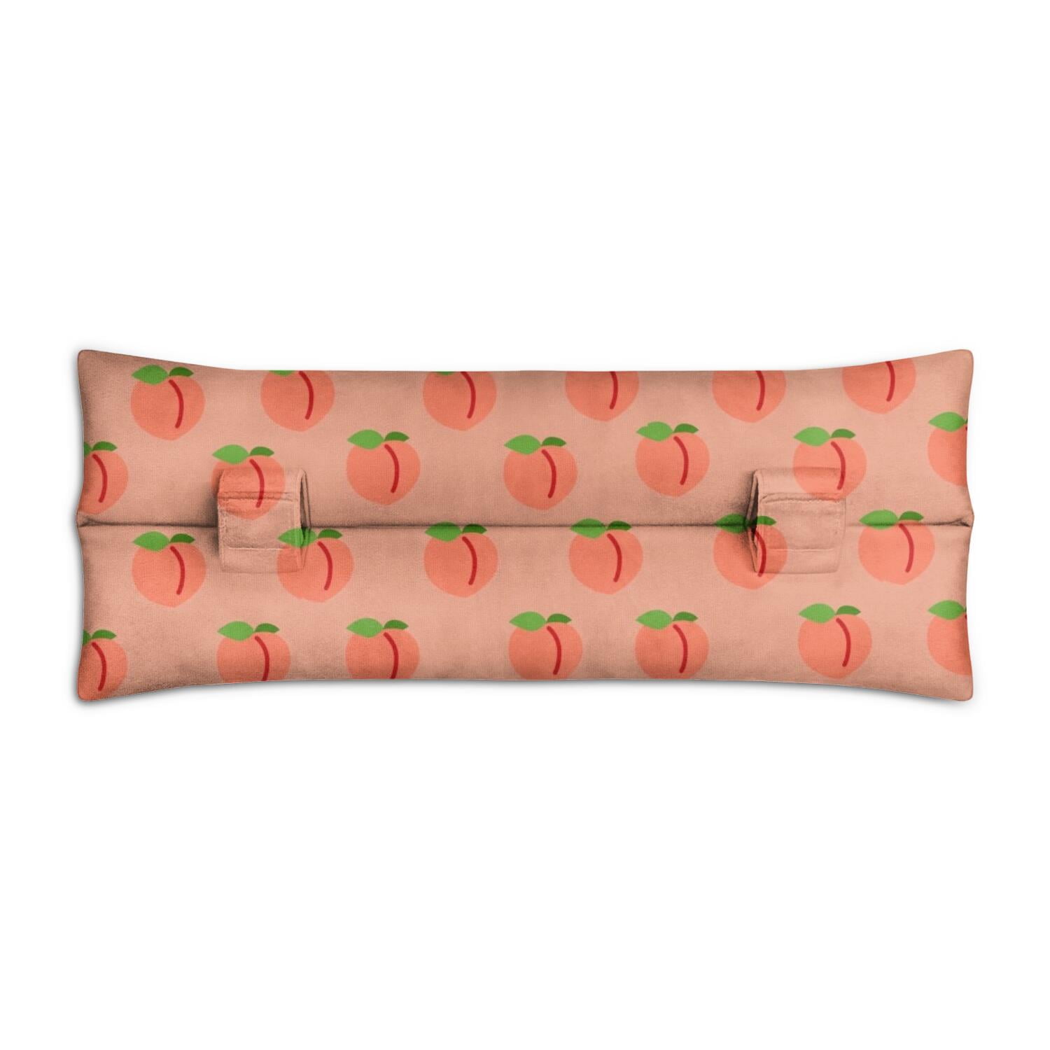 Peach Lover Seat Belt Pillow Juicy Kawaii Fruit Design, Soft Pink ...