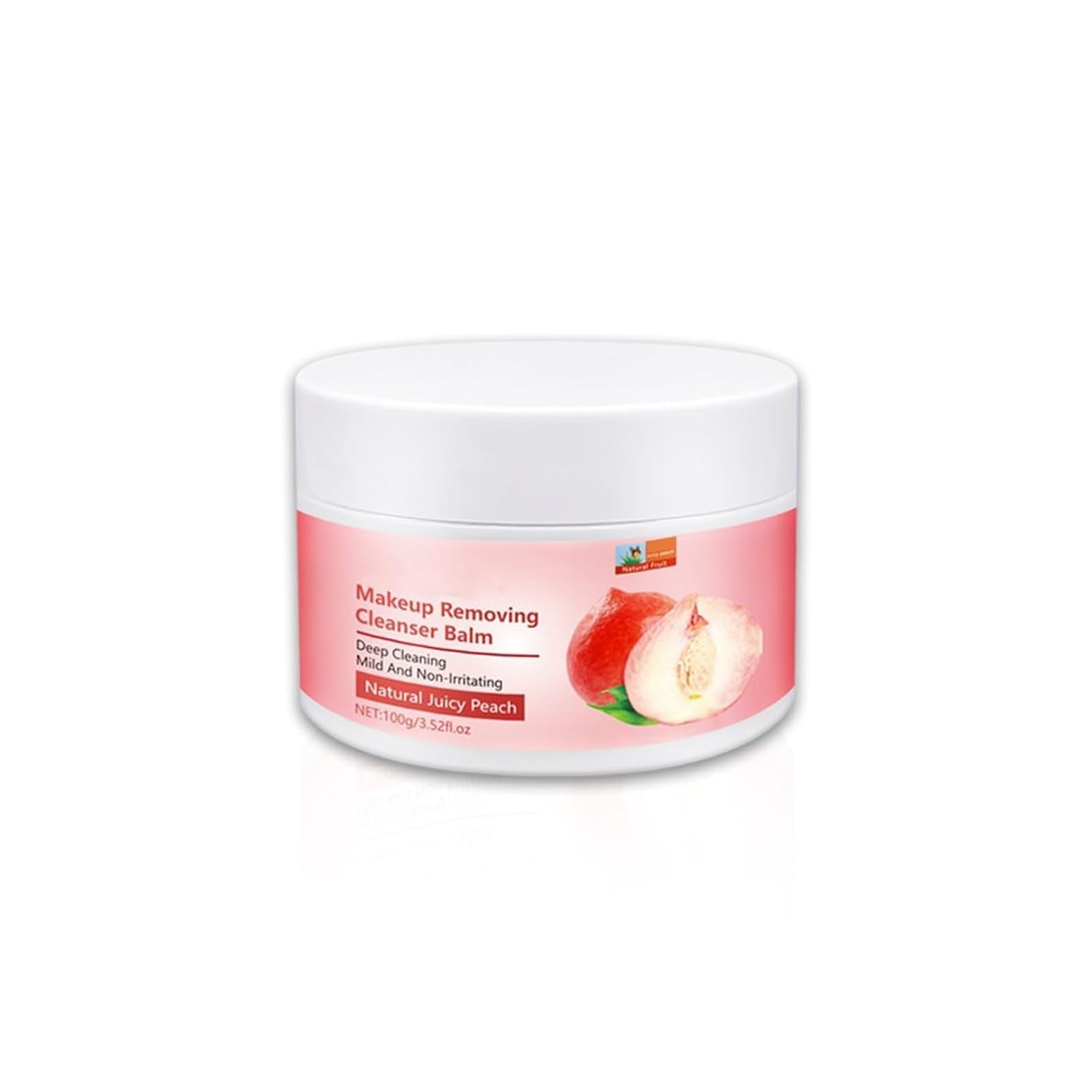 Peach Makeup Remover Cream Dissolves In Water Without Sticking To The ...