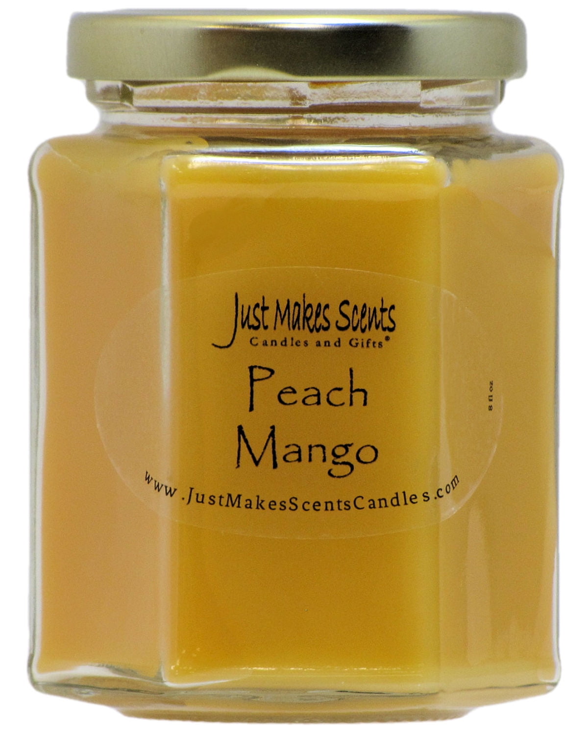 Peach Mango Candle -Just Makes Scents Candles & Gifts - Walmart.com