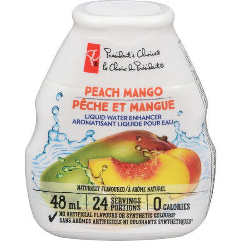 Peach Mango Liquid Water Enhancer President's Choice 48ml/1.62 OZ ...