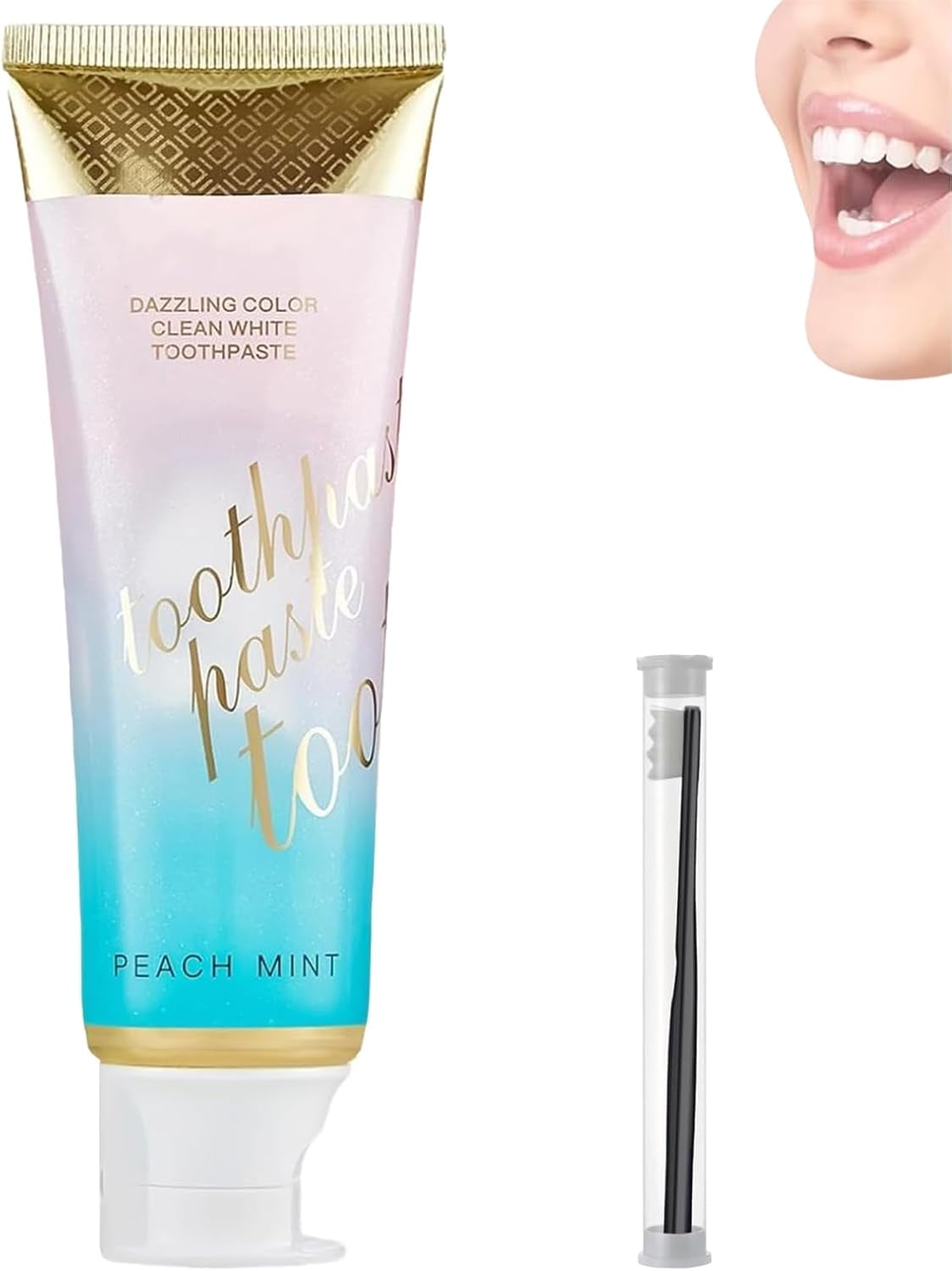 Peach Mint Toothpaste,Peachloft Teeth Whitening Toothpastes ...