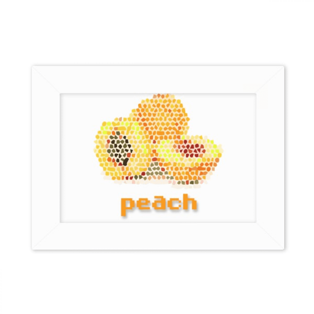 Peach Mosaic Tile Meat Art Deco Fashion Photo Mount Frame Picture Art ...