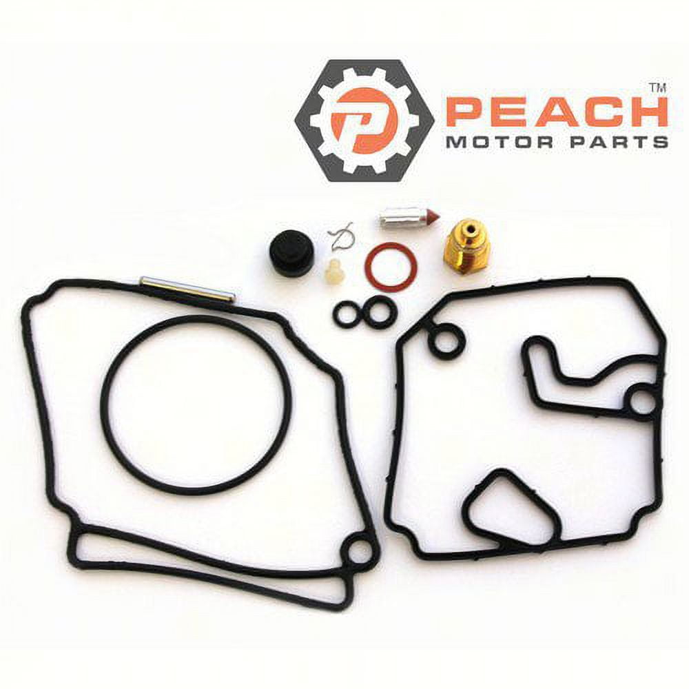 Peach Motor Parts PM-6H1-W0093-10-00 Carburetor Repair Kit (For 1 ...