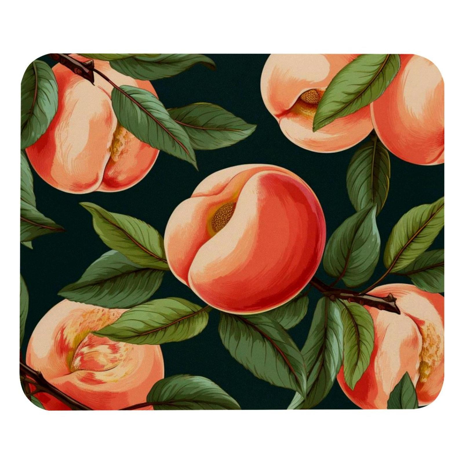 Peach Mouse Pad, Personality Design Rubber Base for Office Decor for ...