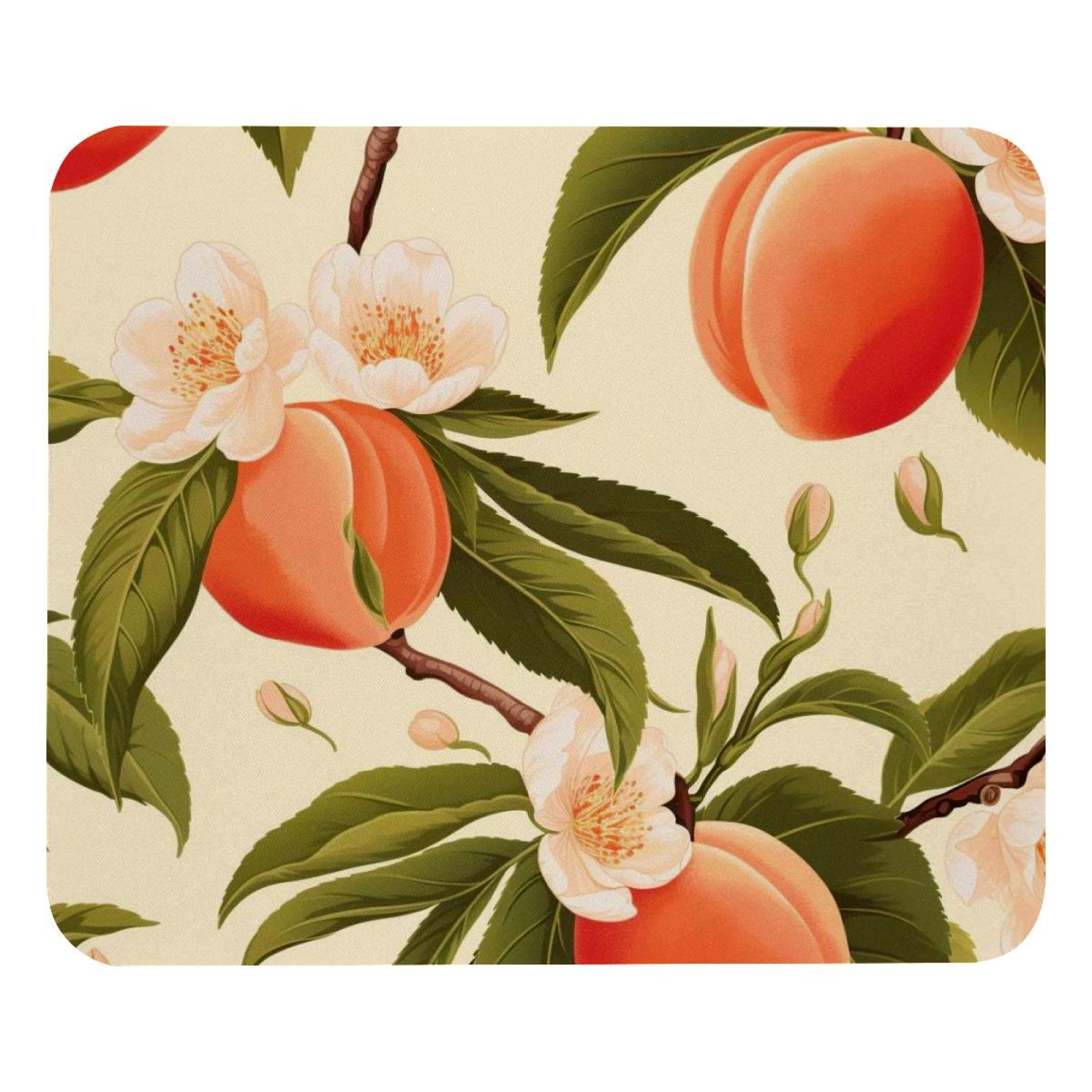 Peach Mouse Pad, Personality Design Rubber Base for Office Decor for ...