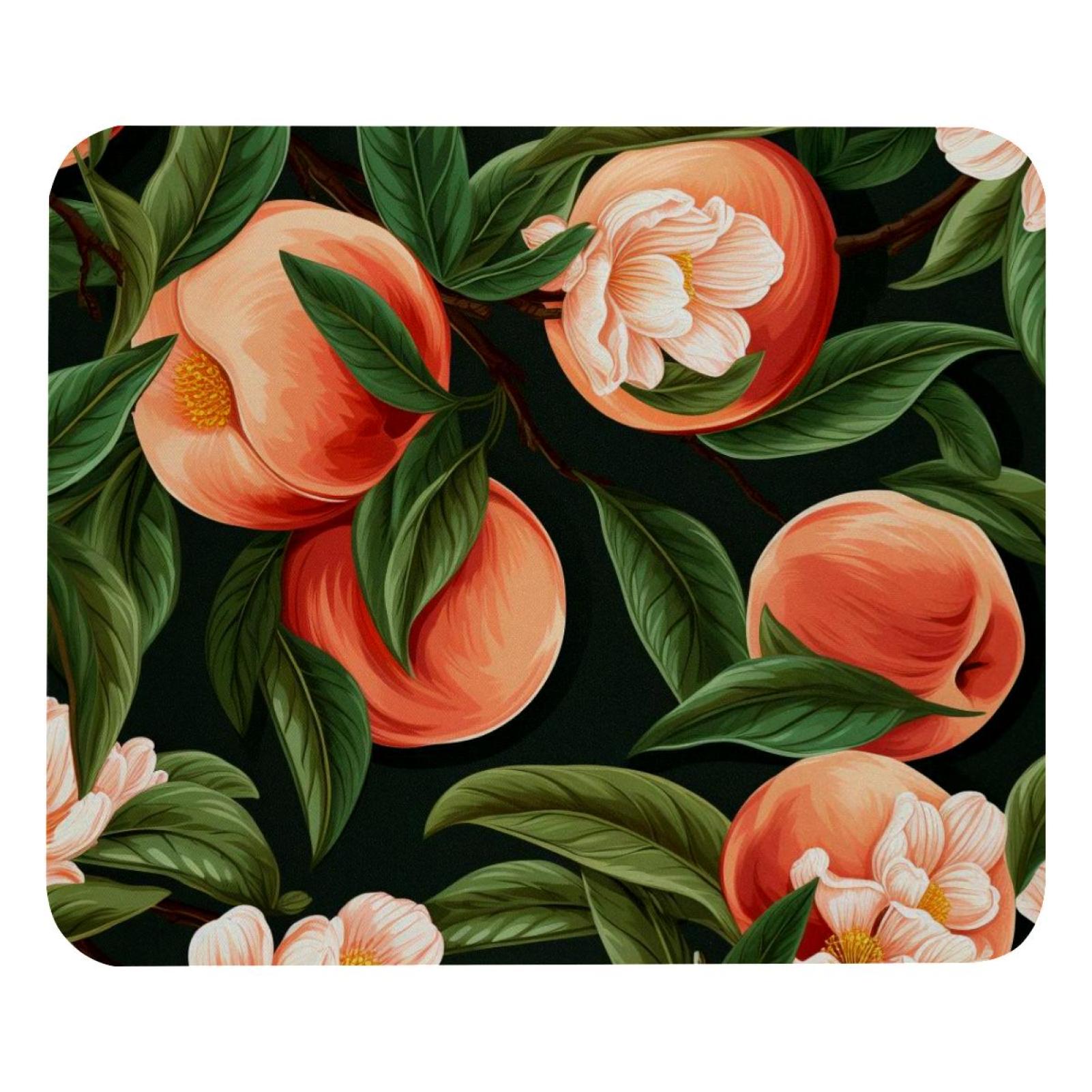 Peach Mouse Pad, Rubber Base Computer Mouse Pads for Wireless Mouse ...
