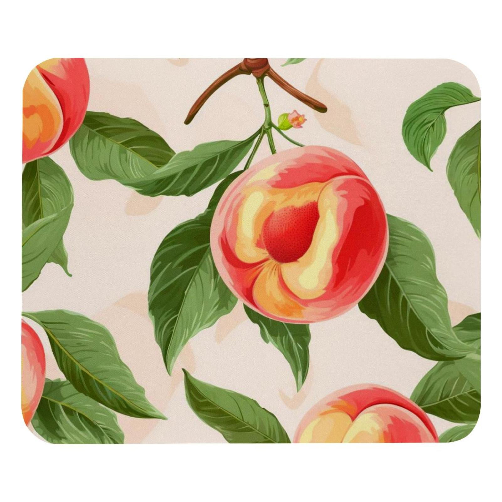 Peach Mouse Pad for Laptop Wireless Mouse Home Office Travel, Portable ...