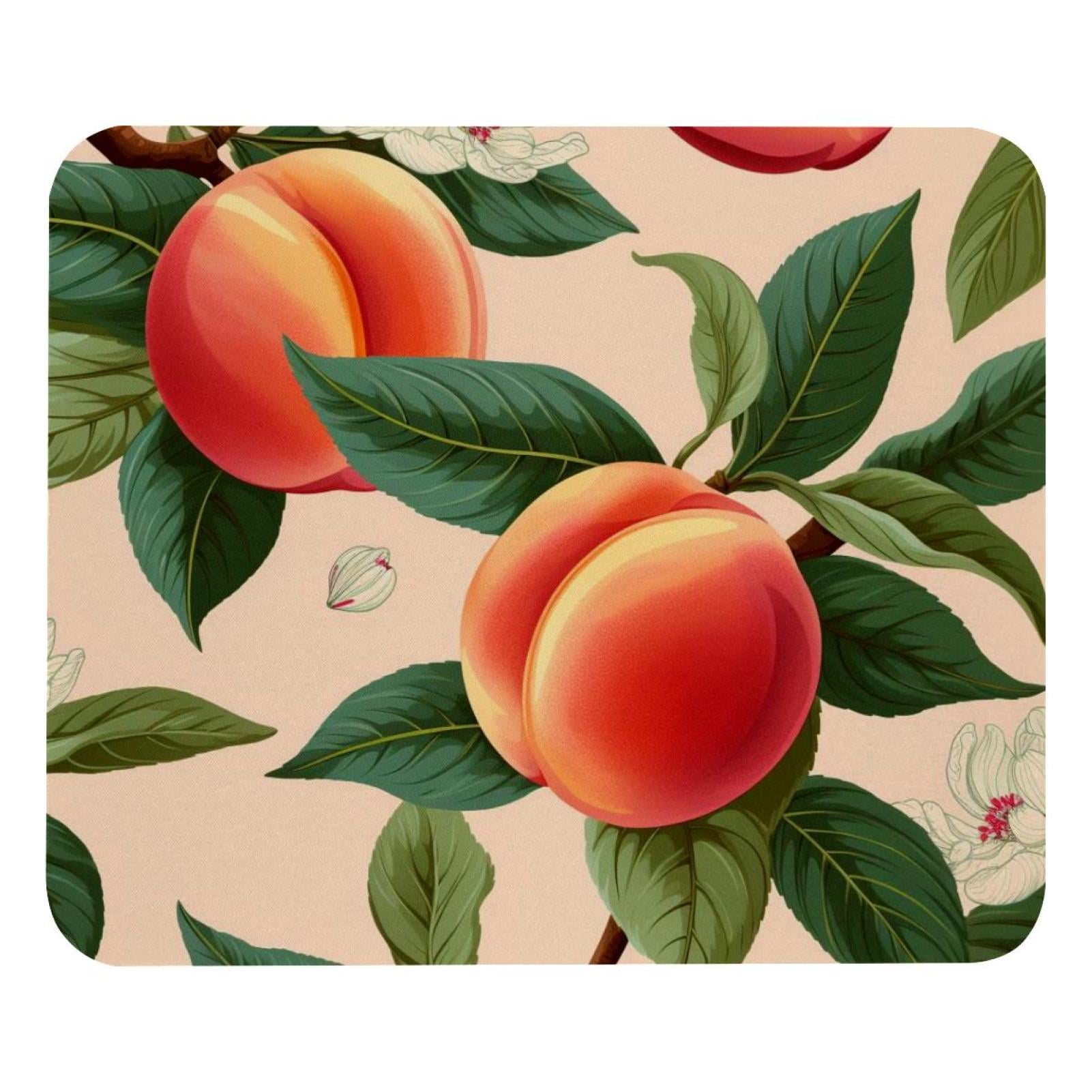 Peach Mouse Pad for Wireless Mouse Home Office Desk Laptop with Rubber ...